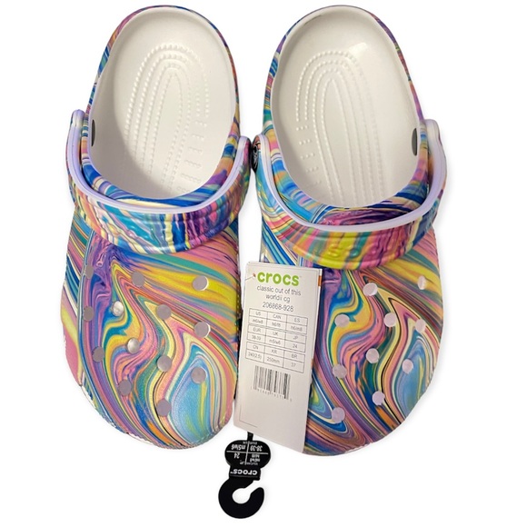CROCS | Shoes | Crocs Classic Out Of This World Ii Adult Clogs Swirled ...